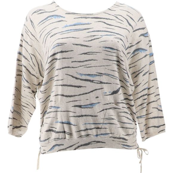 Democracy | Sweaters | Democracy Animalprint Two Pocket Sweater Gray ...